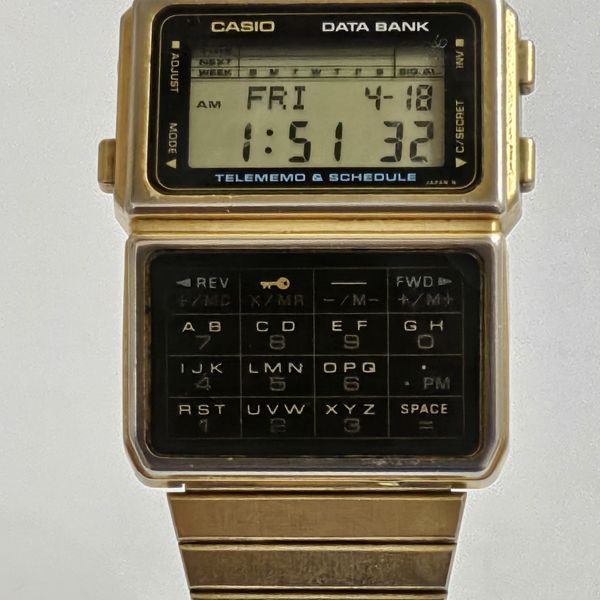 Casio DBC-600 Vintage Databank Calculator Watch 1980s With New Battery ...