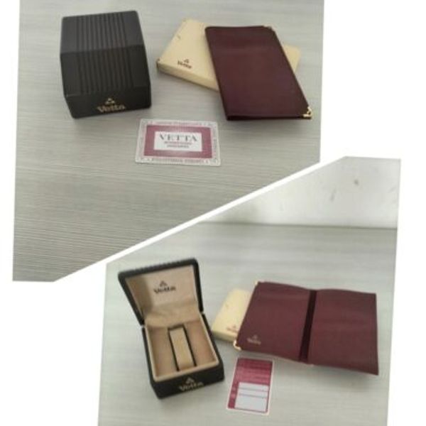 70s VETTA VINTAGE WATCH BOX SCATOLA OROLOGIO UHRENBOX BLANCK GUARANTEE ...