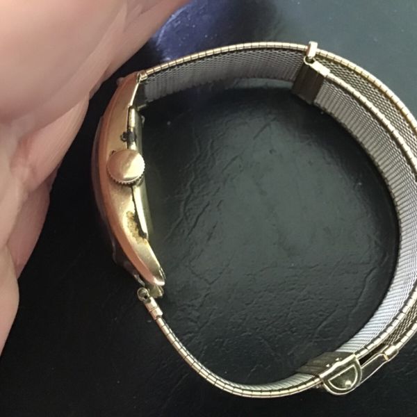 Old Hamilton Tonneau Mechanical Wristwatch As Is Doesn't Work Nice Case ...