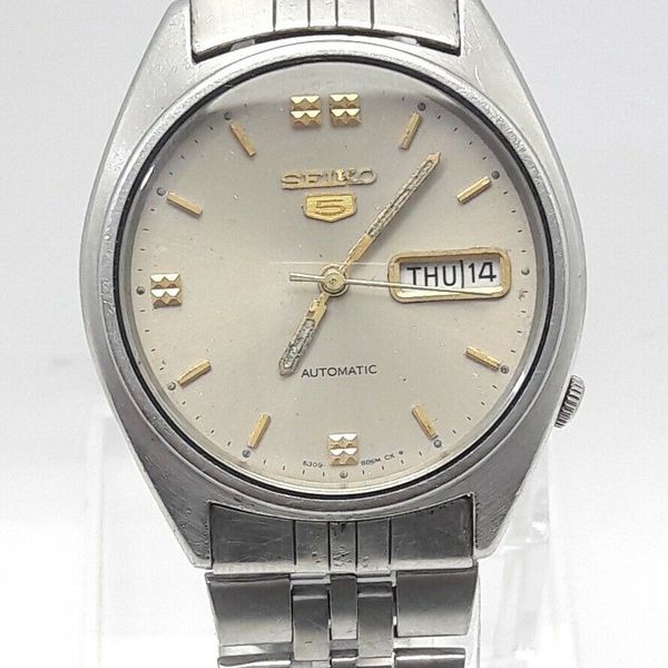 VINTAGE SEIKO 5 6309-8840 A6 AUTOMATIC 17J JAPAN MEN'S WATCH (2035 ...