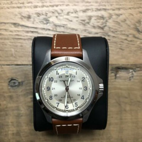 Hamilton Khaki Field King Automatic Silver Dial Men's Watch H64455523 ...