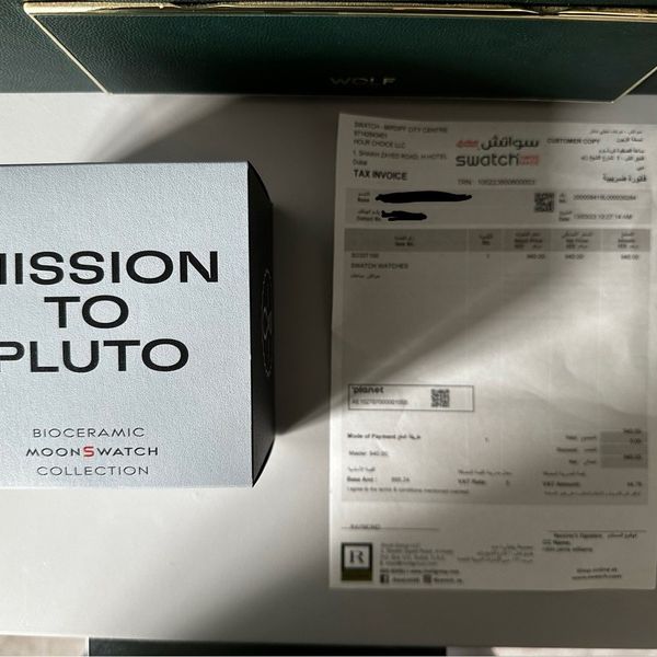 OMEGA x Swatch Speedmaster MoonSwatch Mission To Pluto | WatchCharts ...