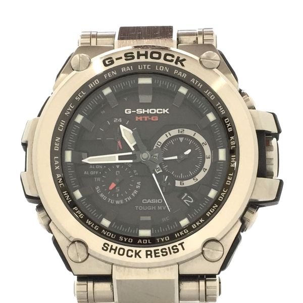 [Used] CASIO Solar watch / G-SHOCK / Analog / Stainless steel / SLV ...