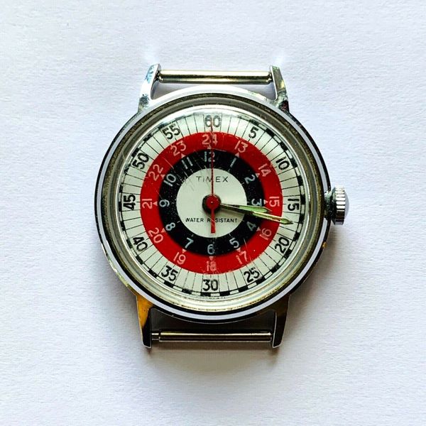 TIMEX "Bullseye" Sprite Mechanical Watch (Vintage) #231702471 ...