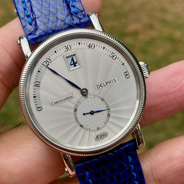 [WTS] Chronoswiss Delphis. Jump Hour. Gorgeous Dial and Blued Hands ...