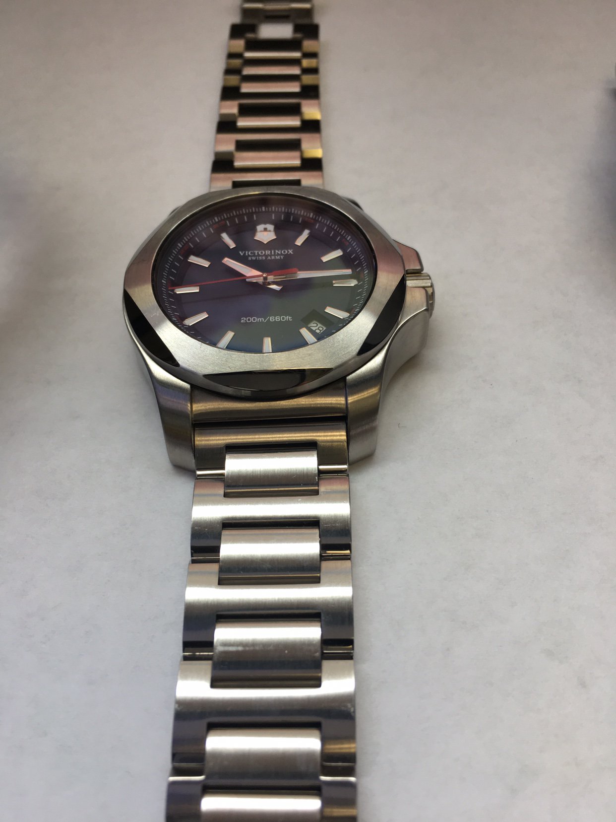 Victorinox INOX blue dial ... casio gshock LNIB | WatchCharts Marketplace