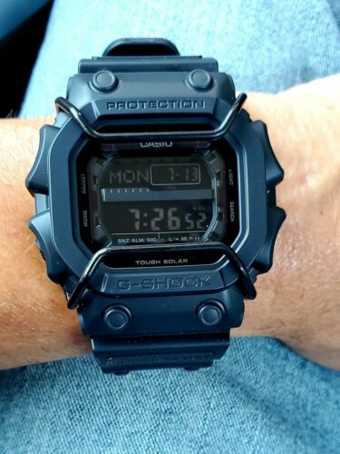 Casio G-Shock Tough Solar Black Out KING with Bull Bars GX56BB-1 ...