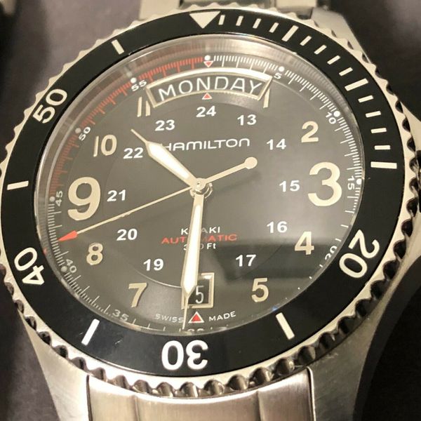 Hamilton Men's Khaki Navy Scuba Automatic Watch (Model H645150 ...