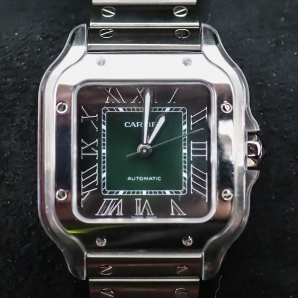 Cartier Santos. Medium. Green. 2024! NEW! WSSA0061 | WatchCharts ...