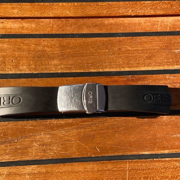 Oris TT1 Swiss Made Rubber Strap with Deployment Clasp | WatchCharts ...