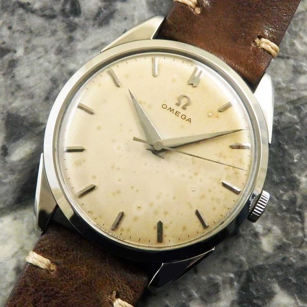 Omega OMEGA 30mm Caliber Dauphin Hand 1957 Antique Watch Men's 30mm ...