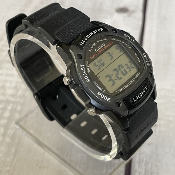 Casio W93H New Battery Chronograph Illuminator Black Alarm 50 M Water ...