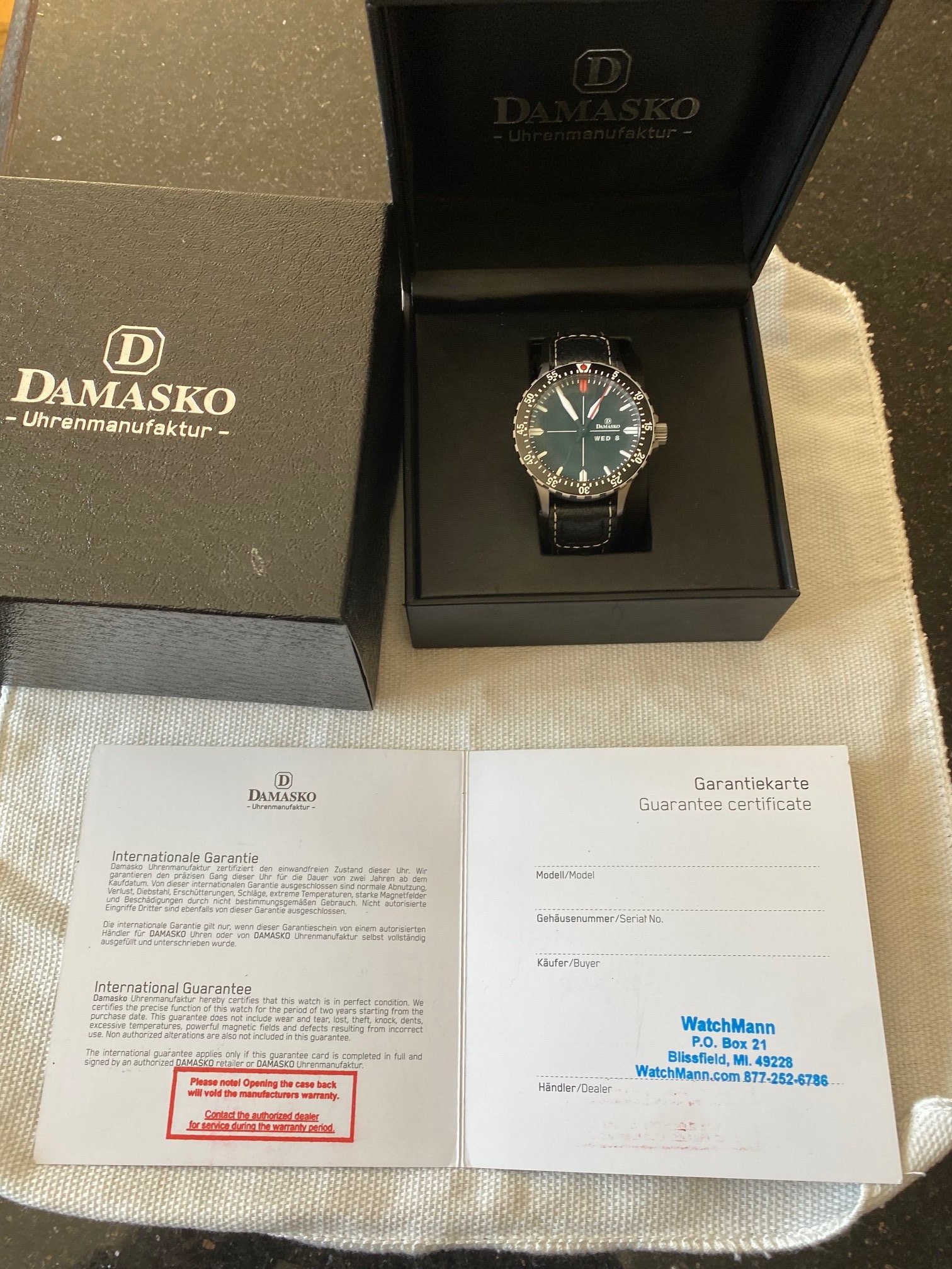 [$1,250 USD] Damasko DA44 | WatchCharts