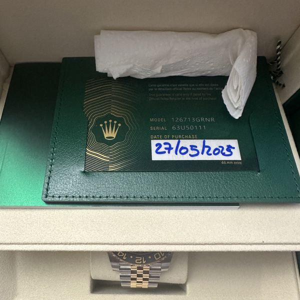 Rolex 126713GRNR GMT Master II Zombie Two Tone New - May 2025 ...