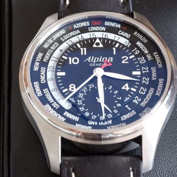 FS: Alpina Startimer Pilot Manufacture Worldtimer - LNIB | WatchCharts