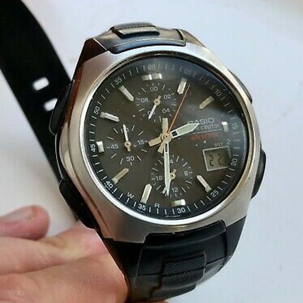CASIO 4719 WVQ-400 wave ceptor tough solar watch | WatchCharts Marketplace