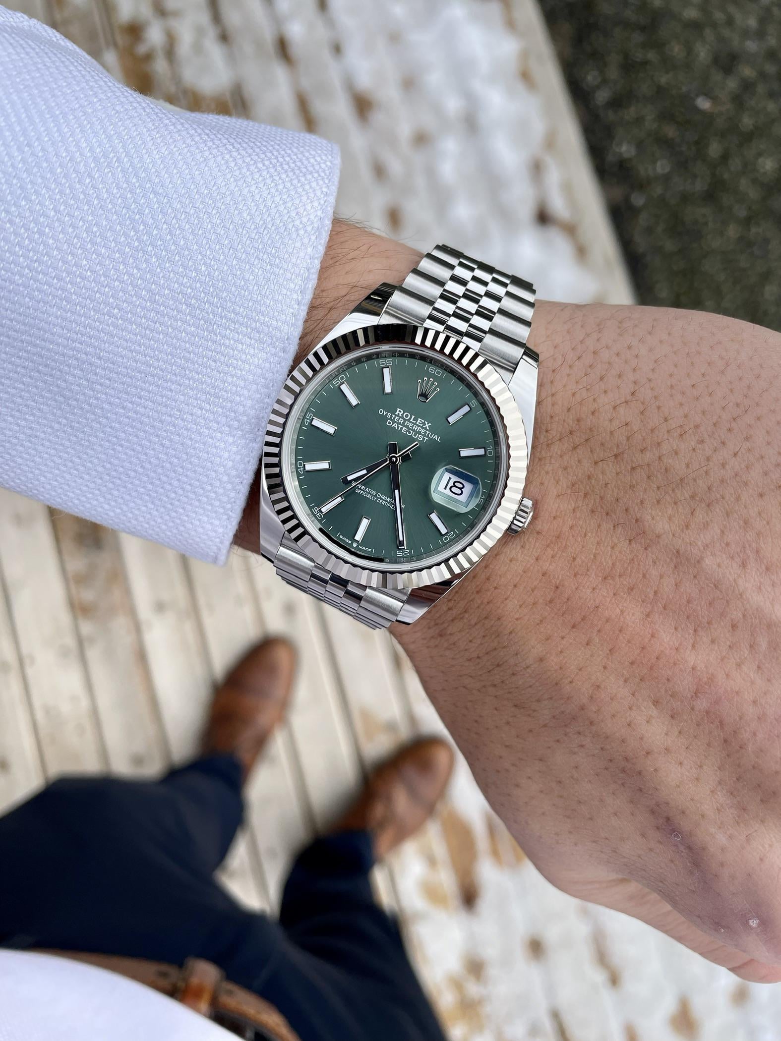 [WTS] 2022 Rolex Datejust 41 Mint Green Dial 126334 Full Set ...