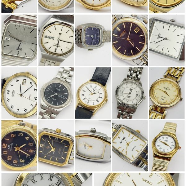 Bundle 22 x BRANDED WATCH Citizen Seiko Gold Master Swatch Vintage ...