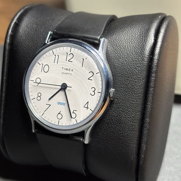 Vintage Timex M Cell Silver Quartz Analog Men's Watch New Battery GR8 ...