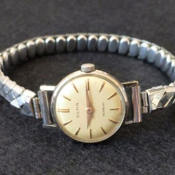 Vintage Olma Swiss Made Ladies Watch 17 Jewels Incabloc Spares or ...