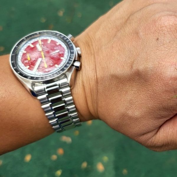 RARE Omega Michael Schumacher Red Ferrari Speedmaster Limited Release ...