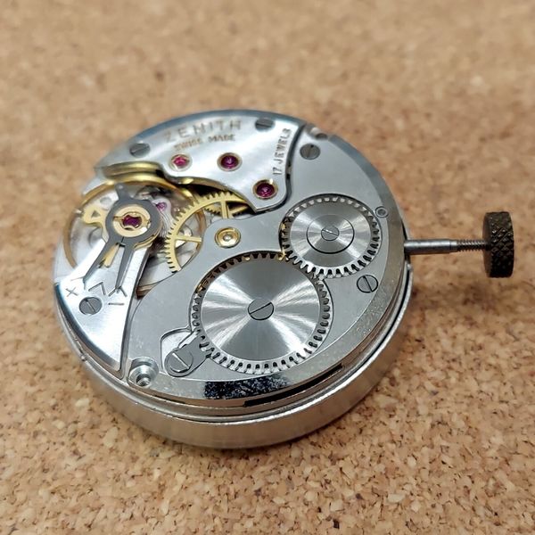 SEE VIDEO: Running Vintage Zenith Mechanical Watch Movement 17 Jewel ...