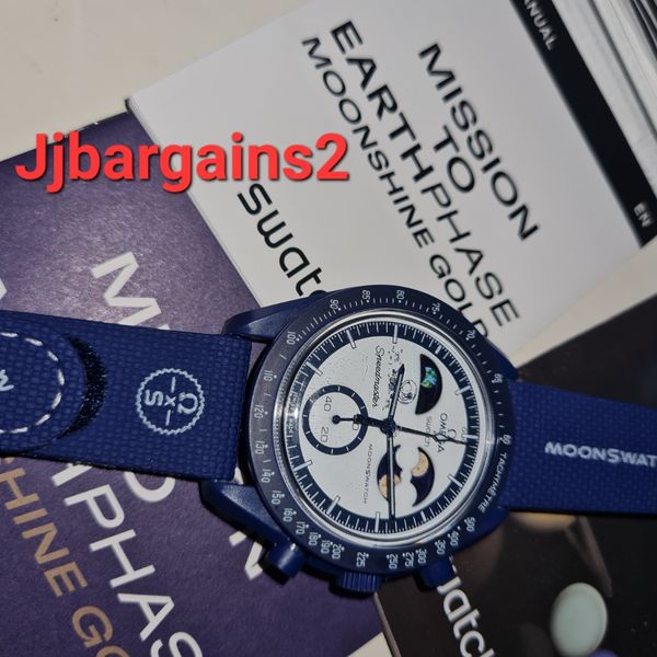 NEW OMEGA x Swatch MISSION TO EARTHPHASE, Moonshine gold Snoopy POPCORN ...