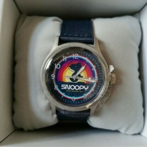 Timex x Peanuts NASA MK1 Space Snoopy 40mm Fabric Strap Watch ...