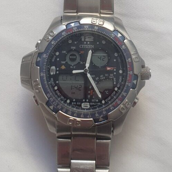 Citizen Promaster Wingman C720 Analogue and Digital Diver watch ...