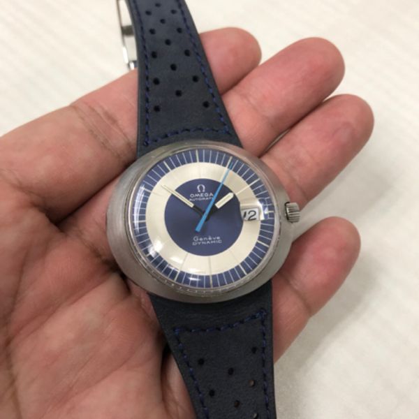 FS: Vintage Men Omega Automatic Geneve Dynamic Watch Bulls Eye Dial ...