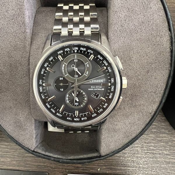 Citizen Eco-Drive Men's H804-S099374 Radio Controlled 42mm Chronograph ...