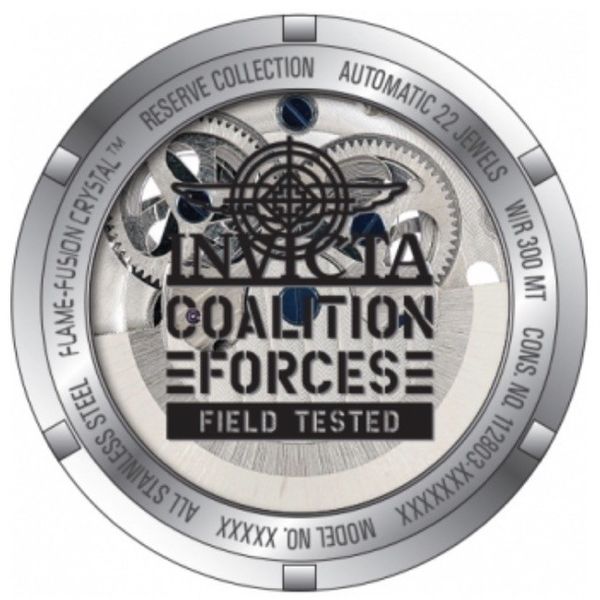 Invicta Reserve X-Wing Automatic Day/Night Moon Phase Skeletonized ...
