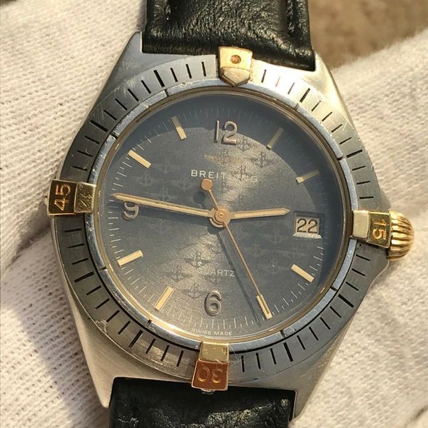 BREITLING 80510 CALLISTO QUARTZ MIDSIZE TWO TONE SWISS MADE.EXELLENT ...