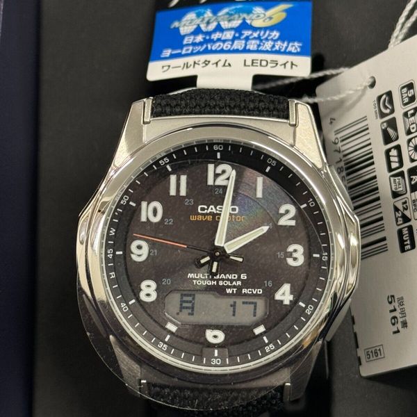 CASIO WVA-M630B-1AJF Waveceptor Multi-Band 6 Watch Japan Model New | WatchCharts Marketplace