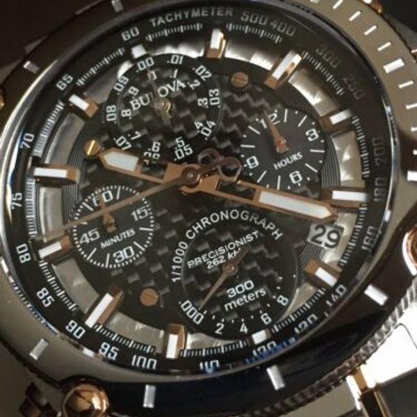 Bulova Model 98B256 Precisionist Ultra High Frequency Quartz ...