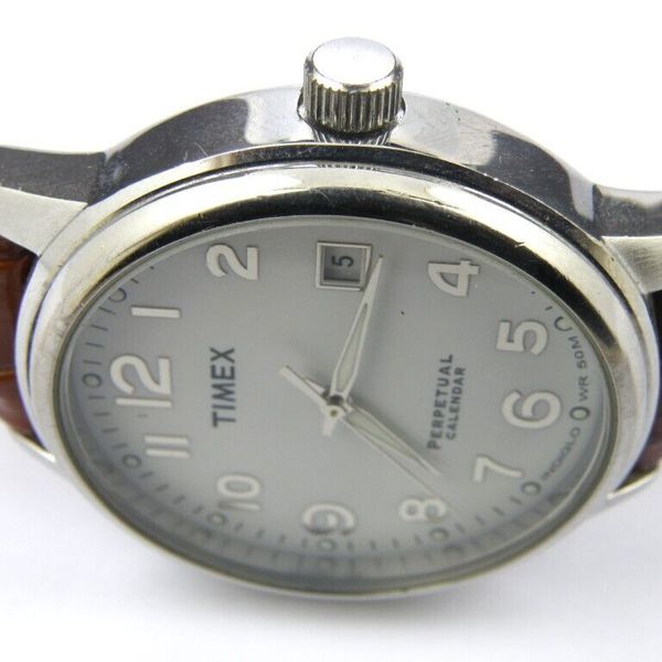 Men's Timex Indiglo Perpetual Calendar Watch | WatchCharts Marketplace