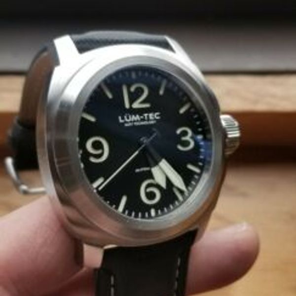 Lum Tec M81 Automatic watch used with sailcoth strap. | WatchCharts ...