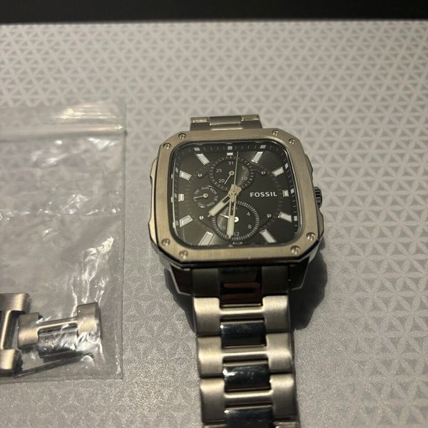 Fossil BQ2655 Multifunction Stainless Steel Black Dial Analog Quartz ...