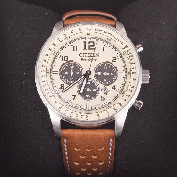 Citizen Men's CA4500-08X Eco-Drive Chronograph Stainless Steel Quartz ...