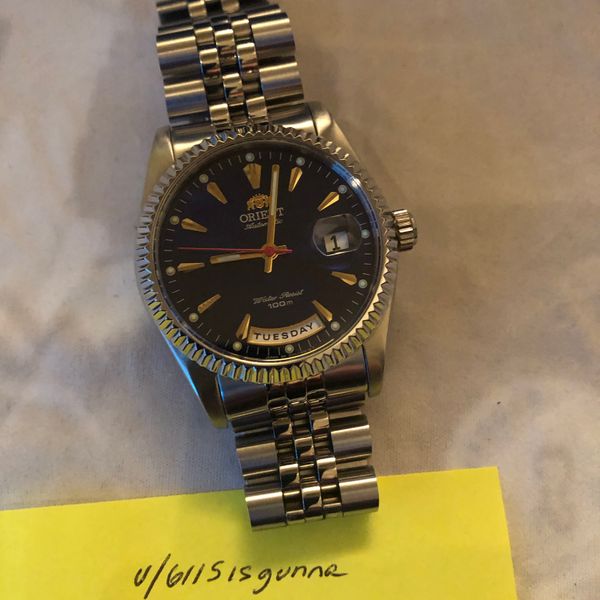 [WTS] Orient Oyster President Day Date Blue Dial | WatchCharts Marketplace