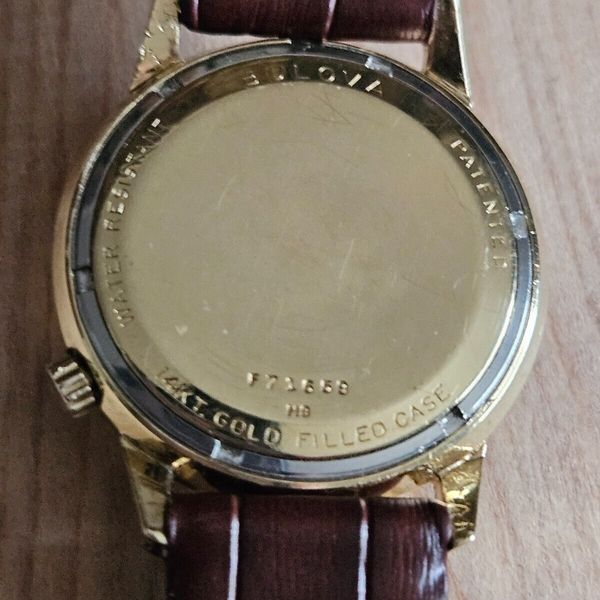 Accutron 218 Swiss issued 14k G/F Men's Railroad Approved Watch. M9 ...