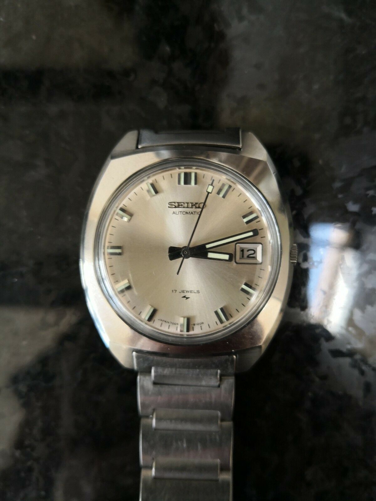 Vintage SEIKO 7005-8042-P automatic watch with original steel bracelet strap | WatchCharts ...