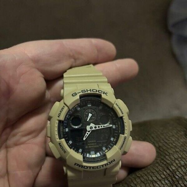Casio Men's Watch G-Shock Quartz Analog Digital Strap Shock Resistant ...