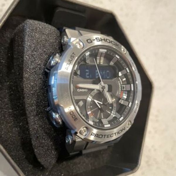 Casio G-Shock GSTB200-1A Stainless Steel Resin Men's Watch - Black ...