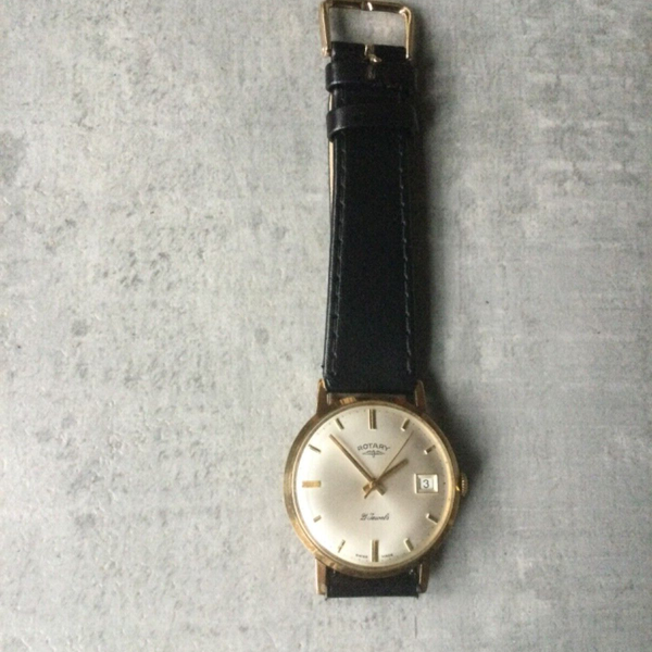 9ct gold Rotary man's watch | WatchCharts Marketplace