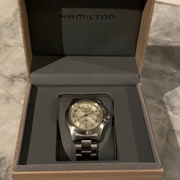 Hamilton Khaki Field King Automatic Mens Watch H644550, Champagne Dial ...