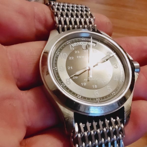 Hamilton Khaki Field King H644550 Automatic Black Day/Date Very Good ...