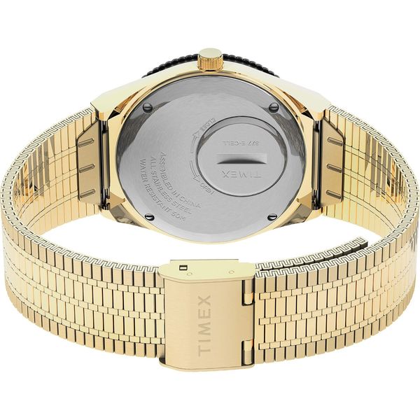 Timex Q Women's 36mm Watch Gold-Tone Case Cream Dial with Stainless ...