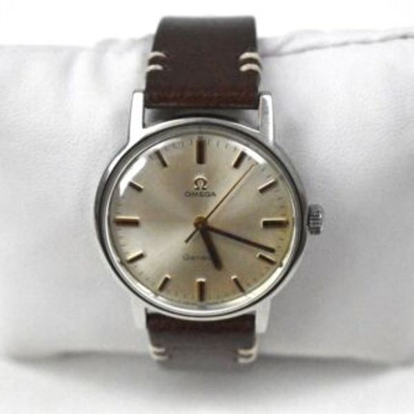 SWISS OMEGA 135.070 STEEL MANUAL WIND ORIGINAL DIAL VINTAGE 1970'S ...