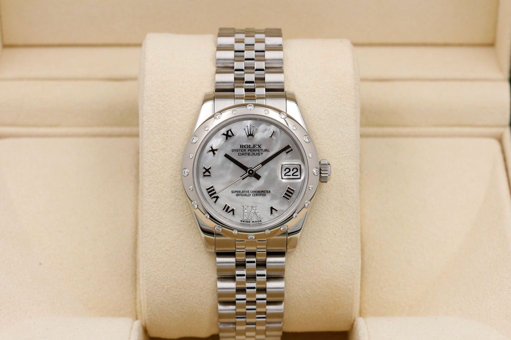 FSOT: Rolex Datejust - 178344 - White MOP Diamond Dial - Scattered ...